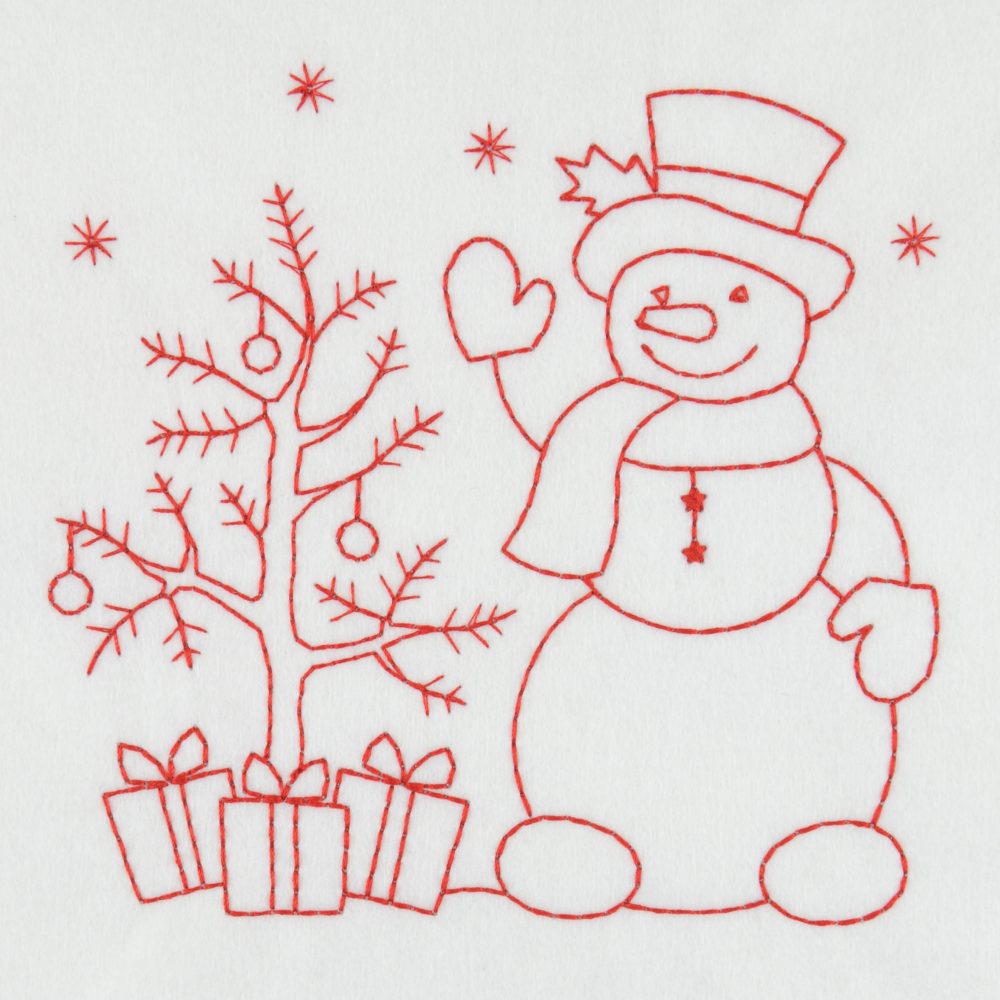 New Christmas Redwork Embroidery Designs – RunStitch
