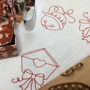 New Christmas Redwork Embroidery Designs - RunStitch